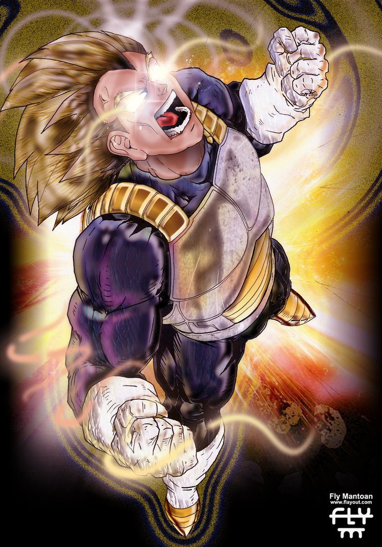 Vegeta's Rage: A Powerful Moment from Dragon Ball Z