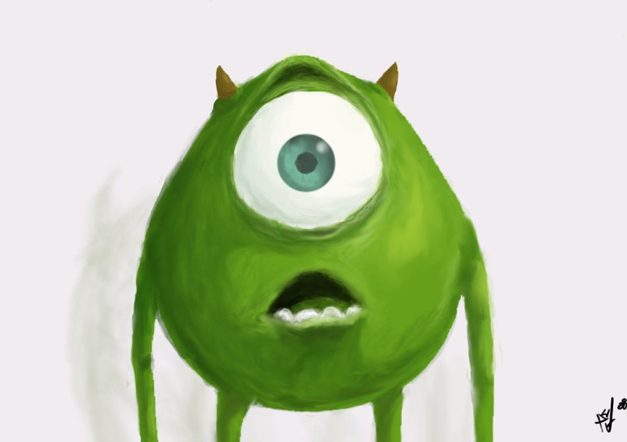 Monster University Mike Drawing Disney Pixar Monsters University
