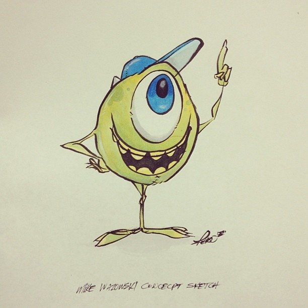Download Mike Wazowski Movie Monsters University Concept Art Monsters ...