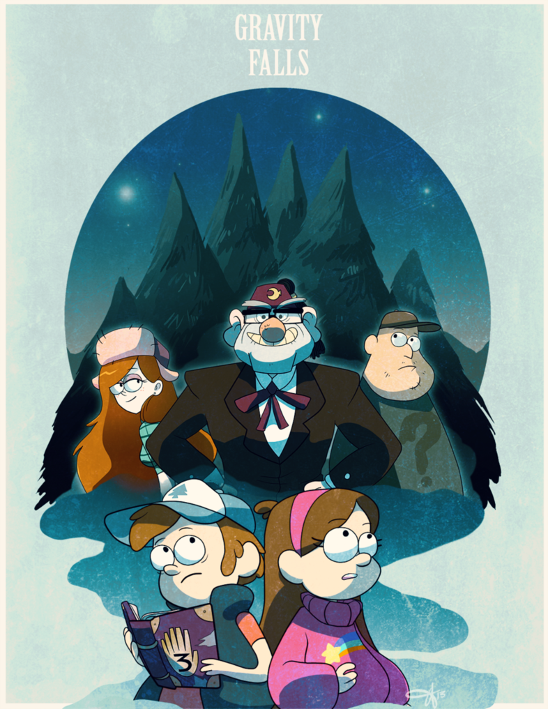 Download TV Show Gravity Falls Art