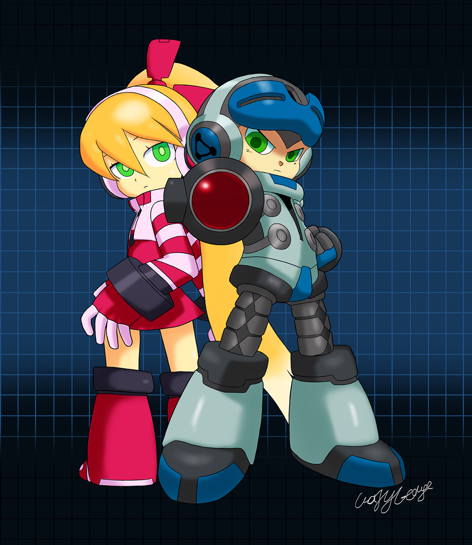 Mighty No. 9 Art