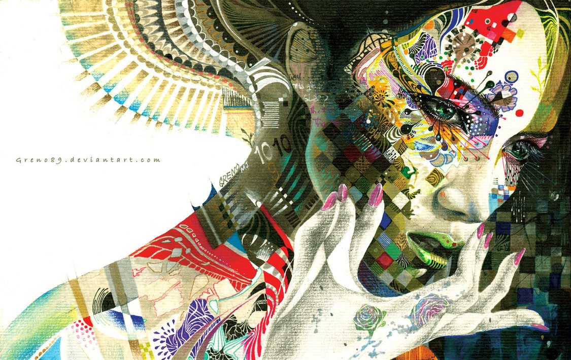 Download Colorful Colors Woman Artistic Art