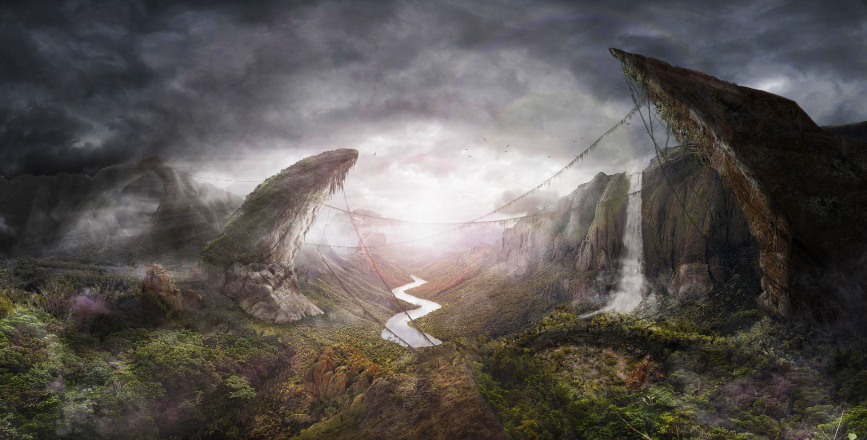 Download River Fantasy Landscape Fantasy Landscape Art