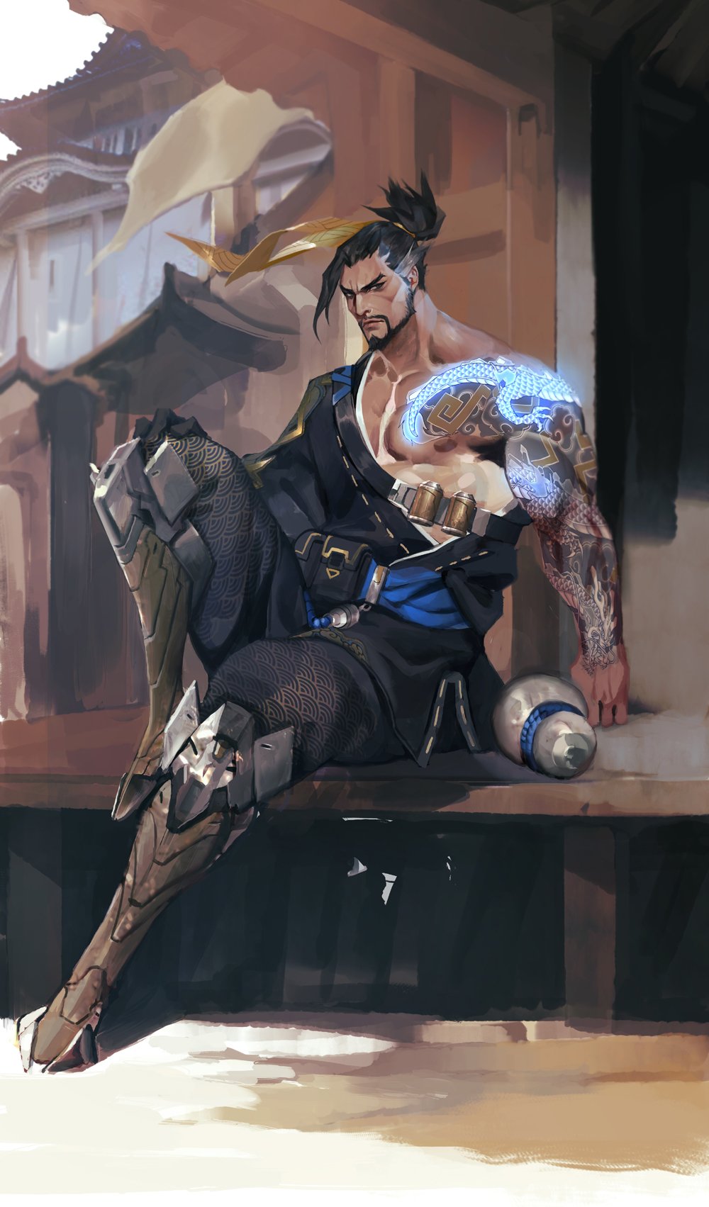 Download Hanzo (Overwatch) Video Game Overwatch Art