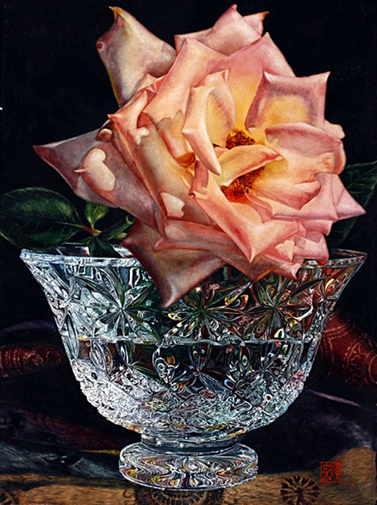 Vibrant colors in waterpaint by Soon Y Warren by Soon Y Warren