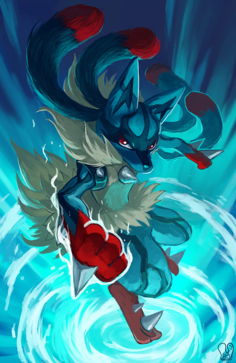 Mega Lucario (Pokémon) - Desktop Wallpapers, Phone Wallpaper, PFP, Gifs ...