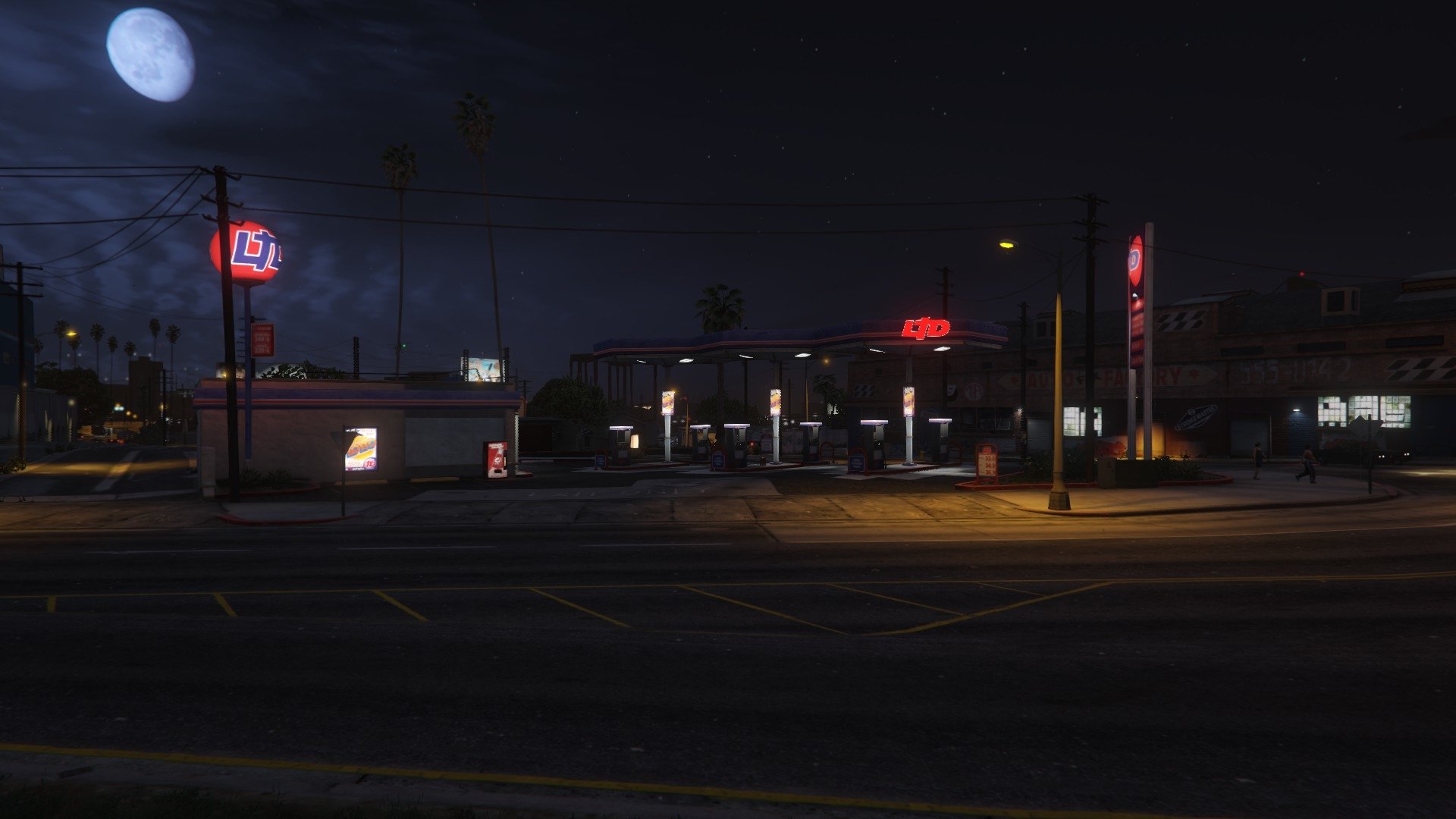 Grand Theft Auto V Gas Station by BillyIsMe