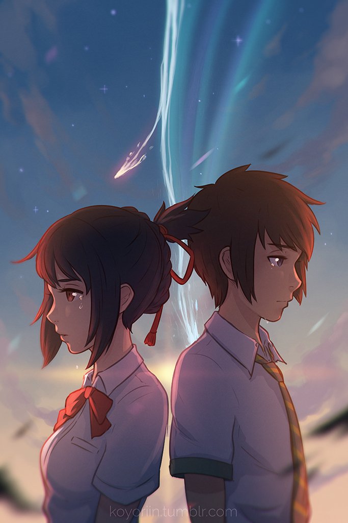Your Name: Taki Tachibana & Mitsuha Miyamizu — Threads of Fate