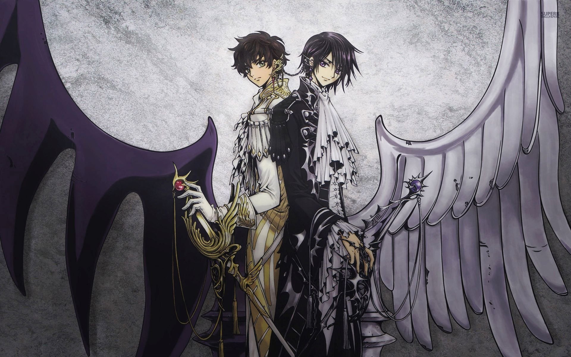 Download Lelouch Lamperouge Suzaku Kururugi Anime Code Geass Art
