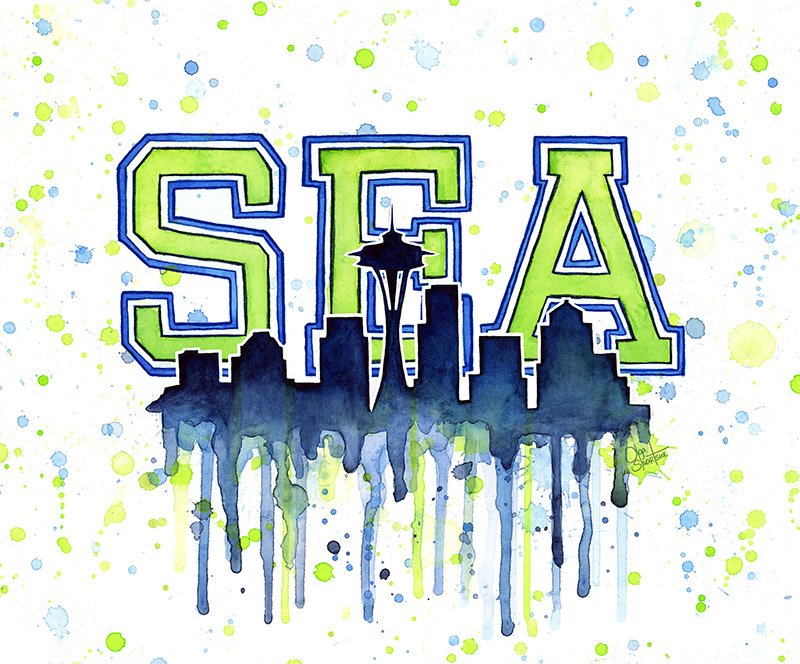 Seattle Seahawks Art