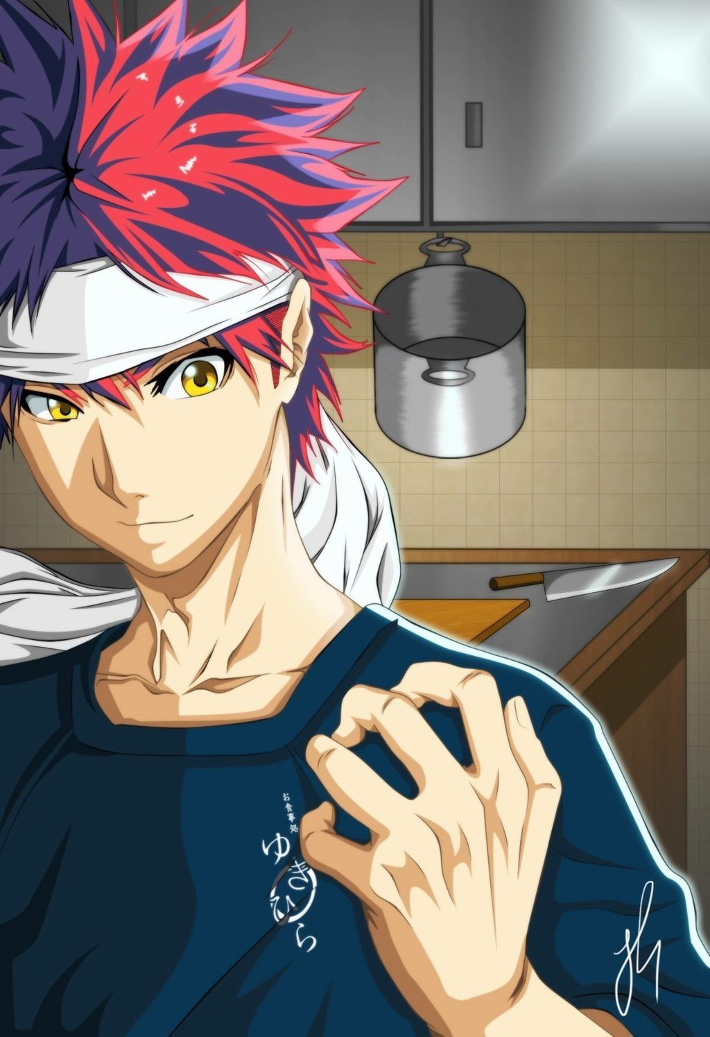 Anime Food Wars: Shokugeki no Soma Art