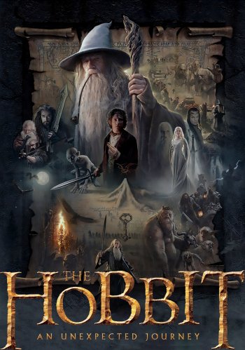 The Hobbit An Unexpected Journey Theatrical Poster